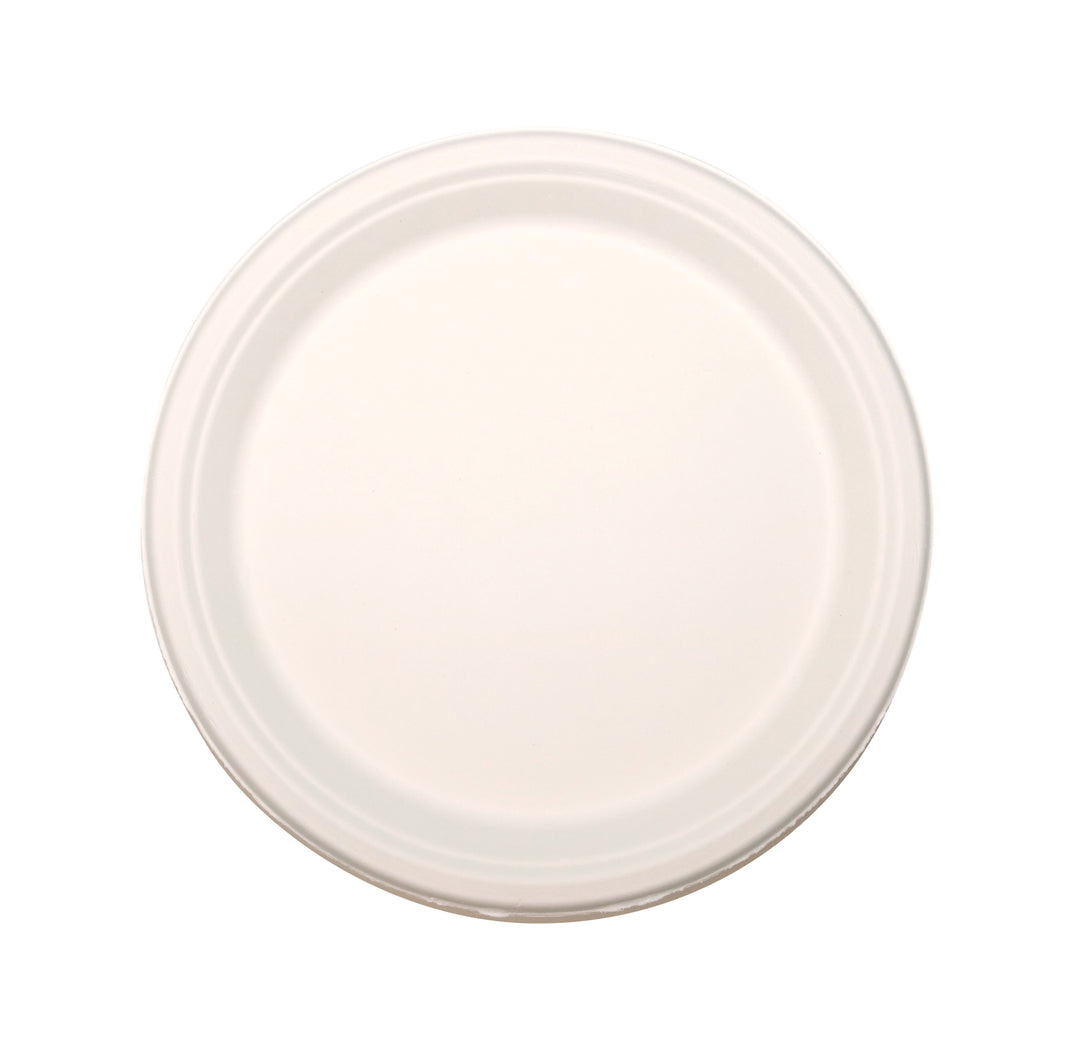 Round Compostable Bagasse Plates – Eskay Products